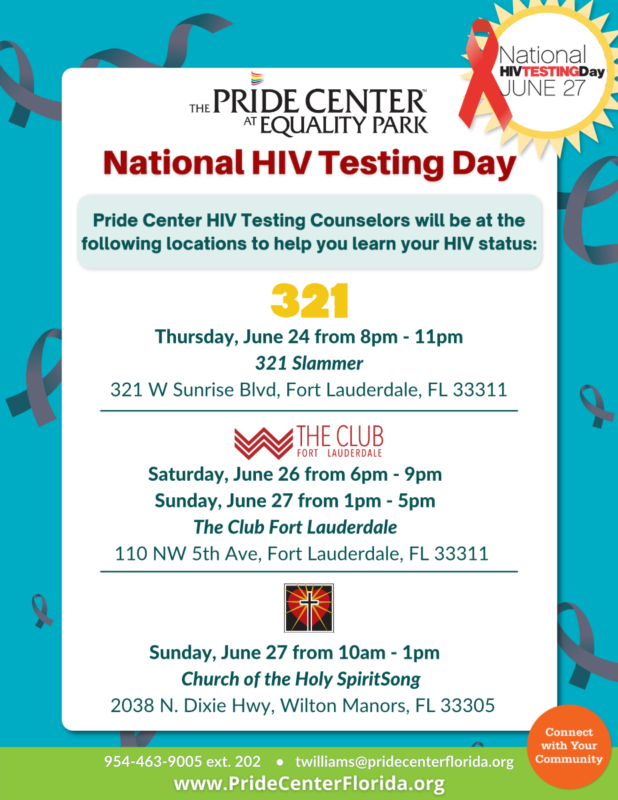 National HIV Testing Day Community Testing Events – The Pride Center at ...